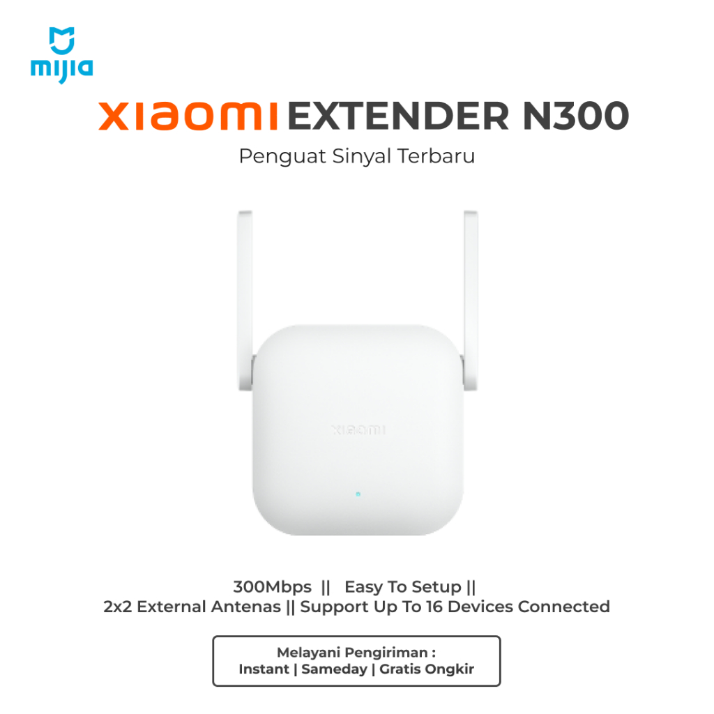 Jual Xiaomi Mi WiFi Range Extender N300 Penguat Sinyal Wifi | Shopee ...