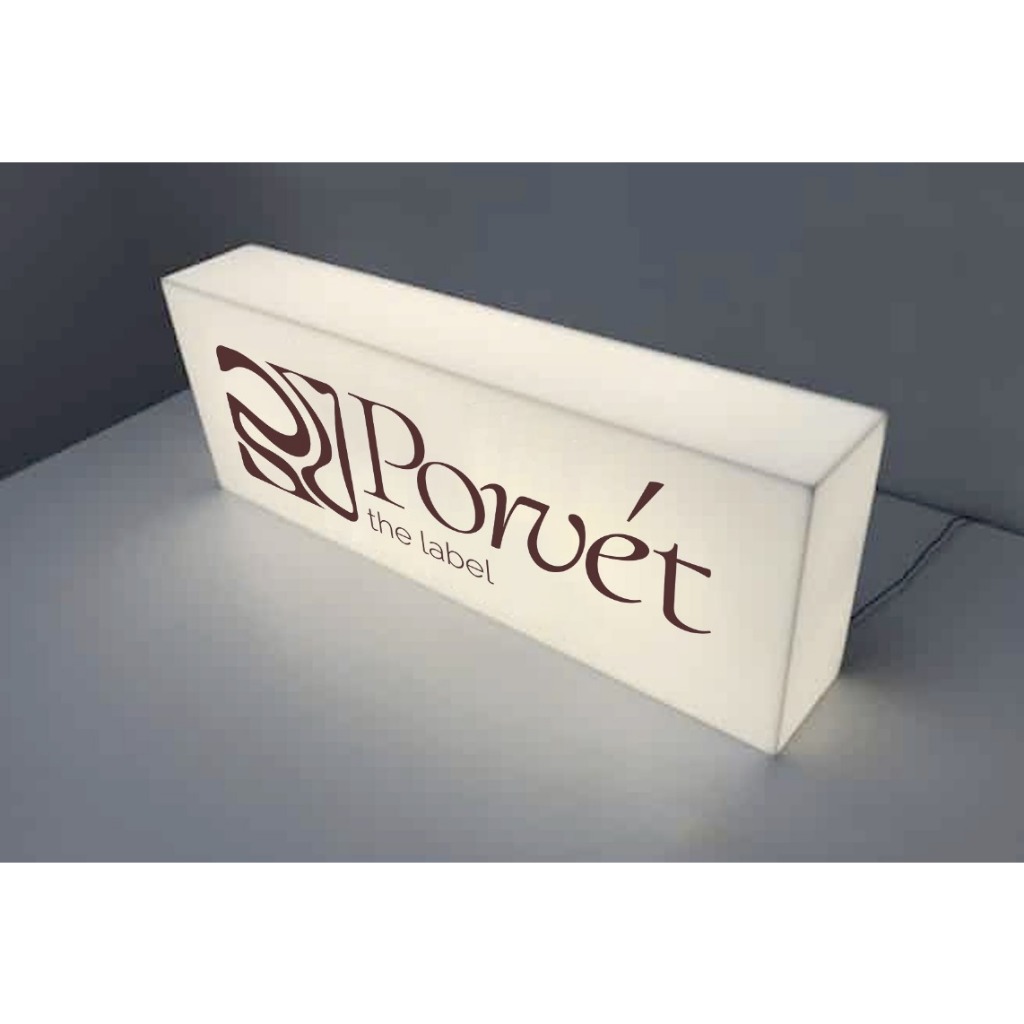 Jual Nomor Rumah LED Neon Box MInimalis Modern Custom | Shopee Indonesia