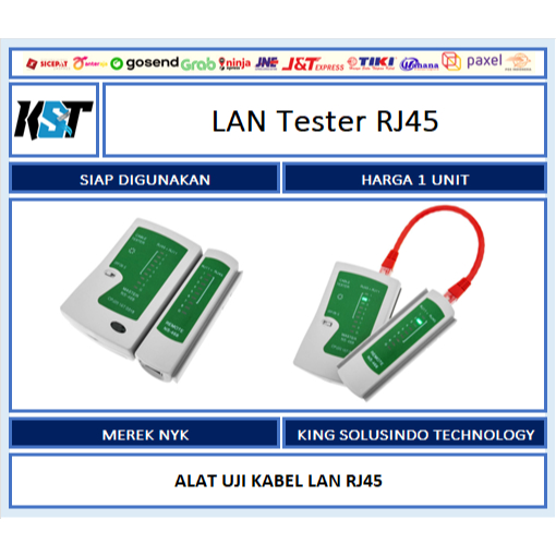 Jual LAN Tester / Alat Test Kabel LAN RJ45 Jaringan | Shopee Indonesia