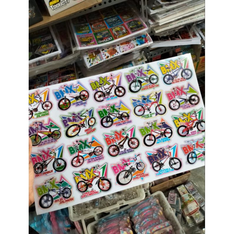 Jual 1lembar stiker BMX isi 20pcs | Shopee Indonesia