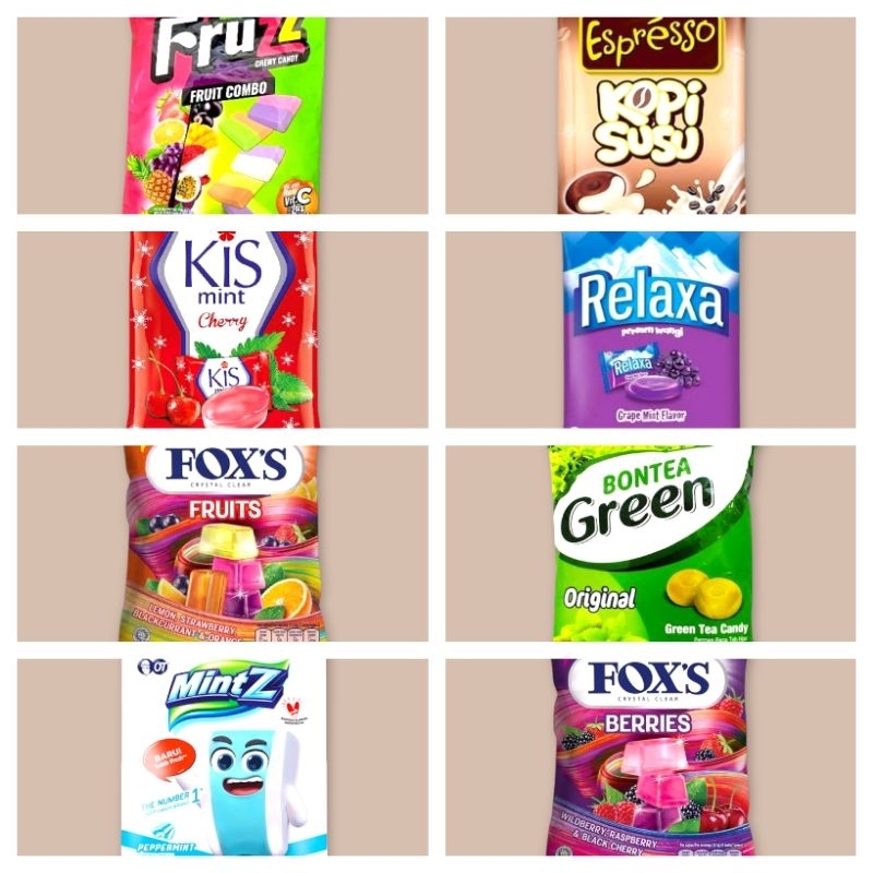 Jual permen fox , permen kiss , permen mintz , permen relaxa dll ...