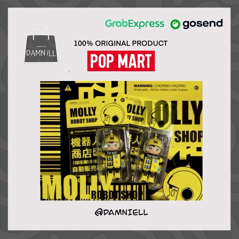 Jual POPMART Blister Molly Robot Shop | Shopee Indonesia