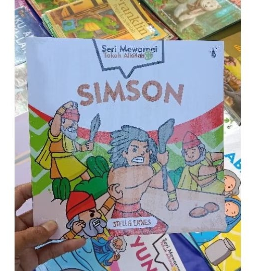Jual BUKU SERI MEWARNAI TOKOH ALKITAB SIMSON / YUNUS / MUSA / NUH ...