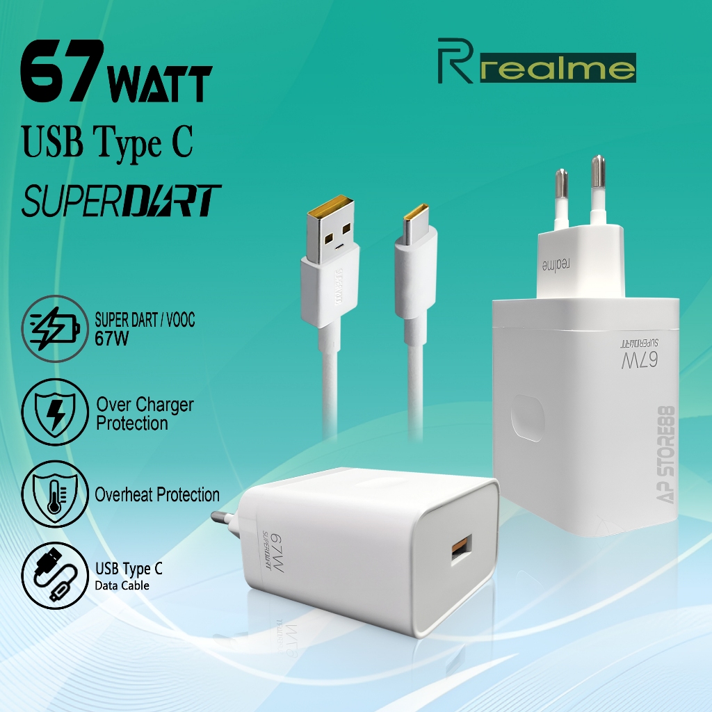 Jual Charger Realme 67 Watt Realme 11 12 Pro Plus Original Type C Super ...