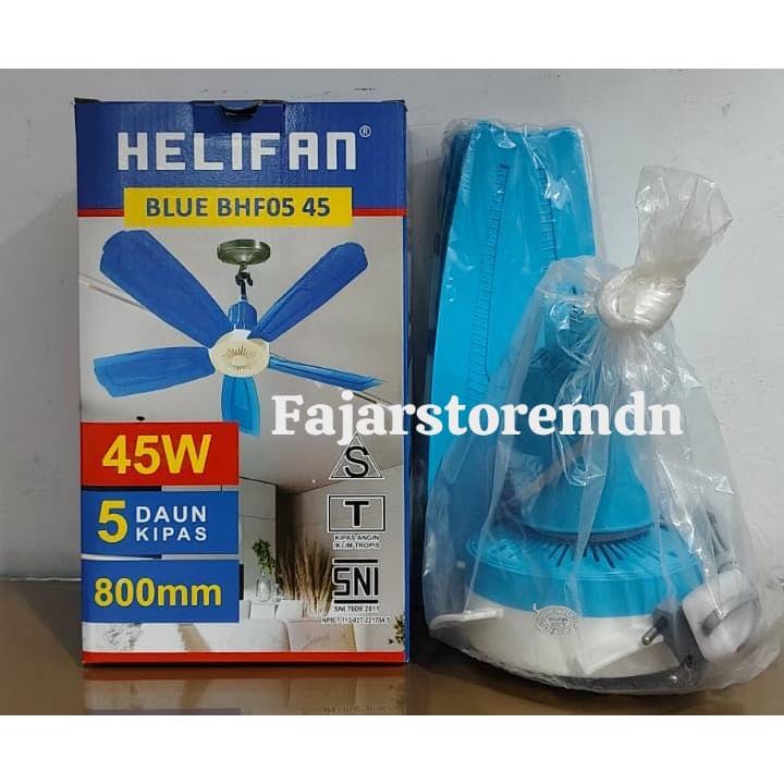 Jual Kipas Angin Gantung Helifan by Arashi 5 Daun Blue BHF 0545 - 45 ...