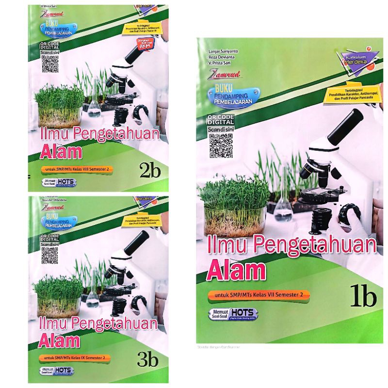 Jual BUKU LKS ZAMRUD SMP MTS IPA ILMU PENGETAHUAN ALAM KELAS 7 8 9 KURIKULUM MERDEKA SEMESTER 2 ...