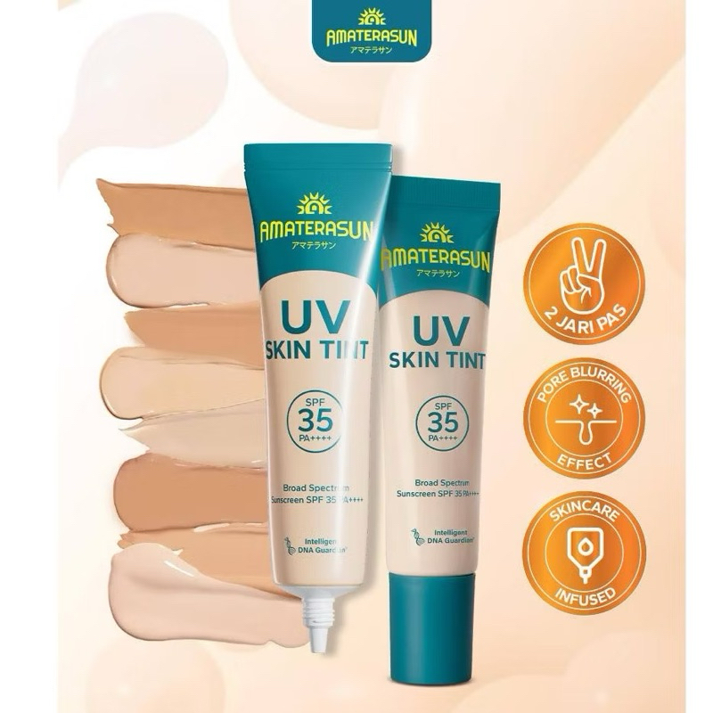 Jual AMATERASUN UV Skin Tint SPF 35 PA++++ | Shopee Indonesia