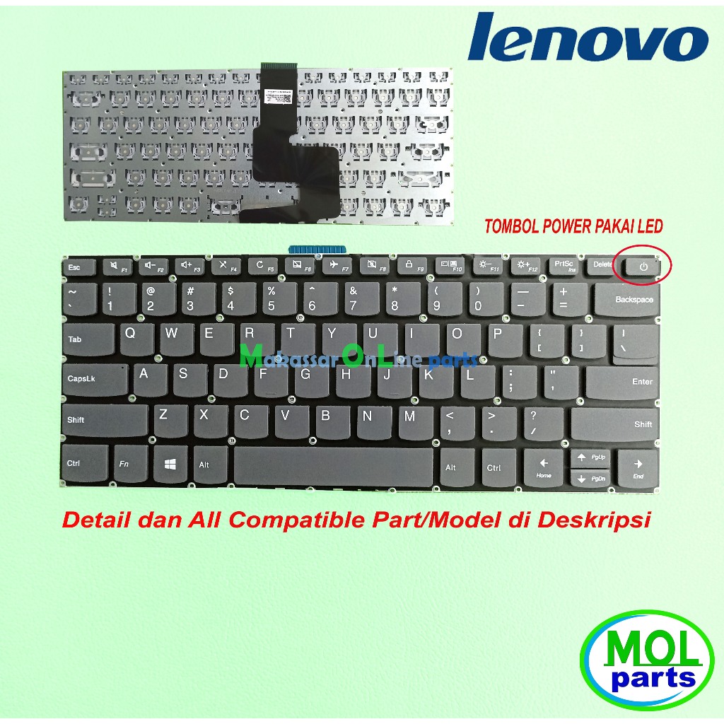 Jual Keyboard Lenovo V14 V14-ada V14-are V14-iil V14-ikb V14-iwl ...