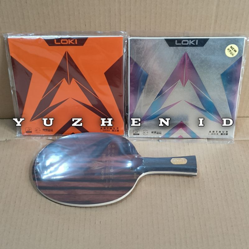 Jual Bet Kayu Pingpong LOKI Kirin Carbon Fiber Original Lengkap ...