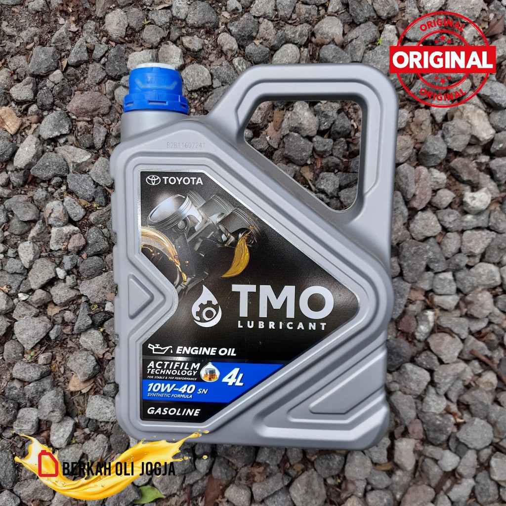 Jual Toyota Motor Oil (TMO) Bensin 10W-40 4L ORIGINAL KEMASAN BARU ...