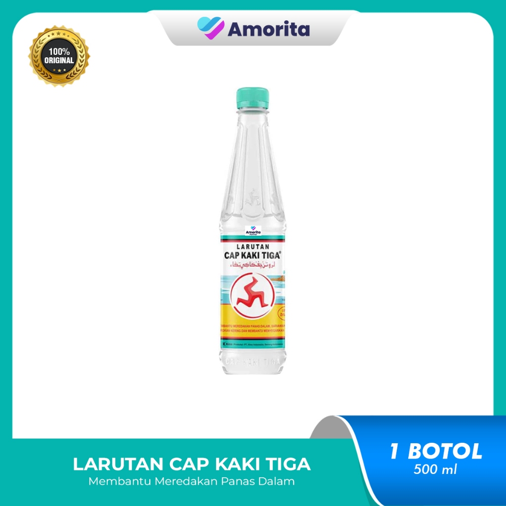 Jual Larutan Cap Kaki Tiga Botol 500 ml | Shopee Indonesia