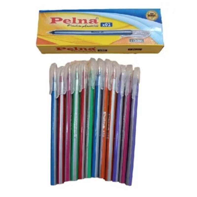 Jual Balpoint Pulpen PELNA 01 02 03 (12pcs) | Shopee Indonesia