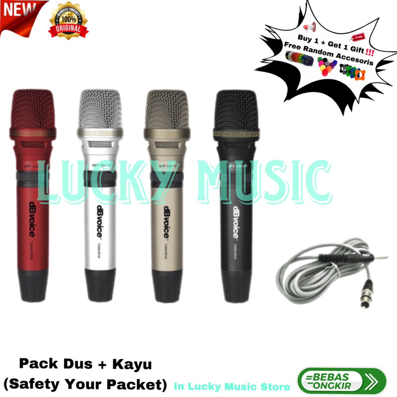Jual Mic kabel dB Voice Valentine Original Mic Valentine Mic db voice ...