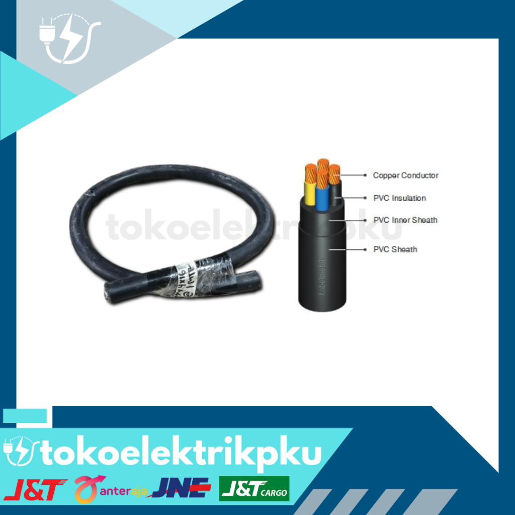 Jual Kabel NYY 4x16mm 1kV Per meter KabelMetal NYY 4X16 | Shopee Indonesia