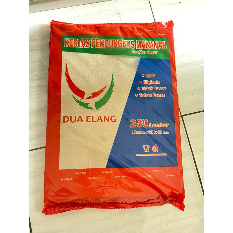 Jual Kertas Bungkus Merk DUA ELANG MERAH (Isi 250Lembar) | Shopee Indonesia