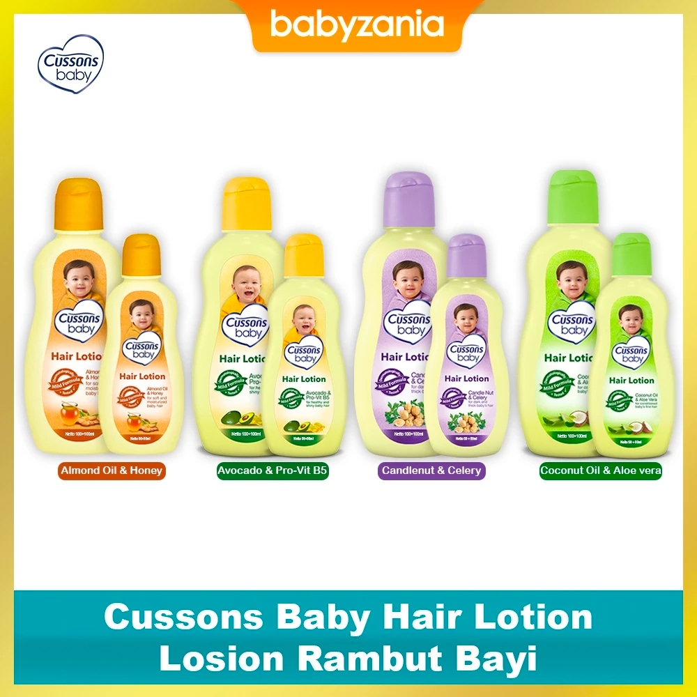 Jual Cussons Baby Hair Lotion / Losion Rambut Bayi - 50+50ml dan 100 ...