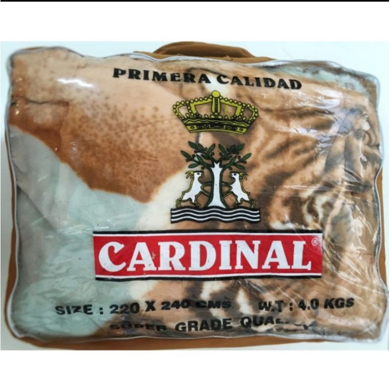 Jual Selimut Bulu Halus Tebal Macan (Cardinal) 220 x 240 cm | Shopee ...