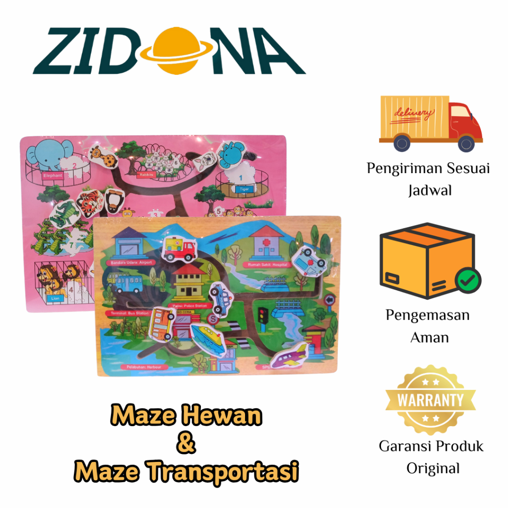 Jual Maze Hewan & Maze Transportasi | Shopee Indonesia
