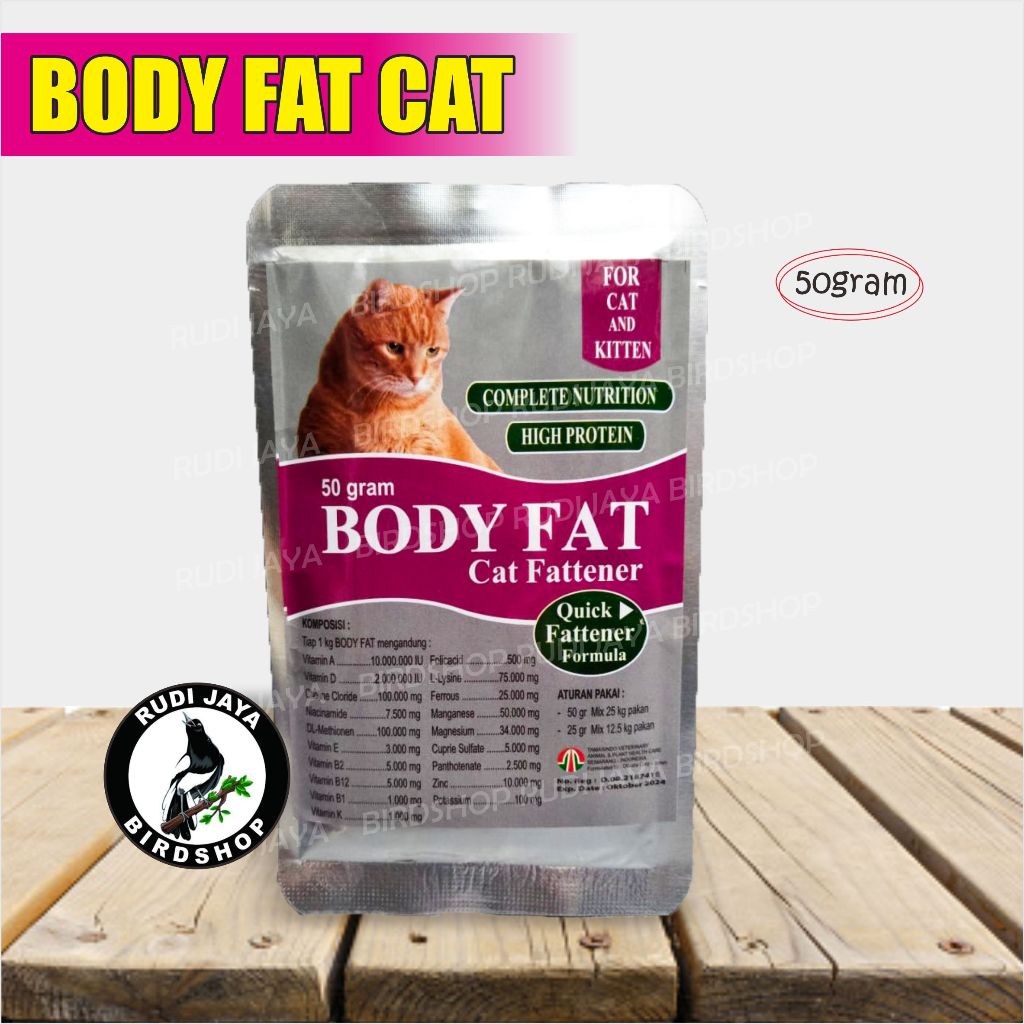 Jual BODY FAT CAT 50 GRAM TAMASINDO 1 SACHET VITAMIN OBAT PENGGEMUK ...