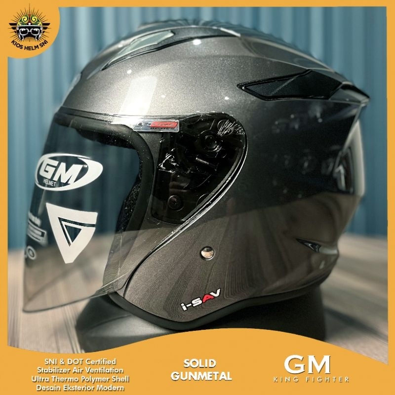 Jual Helm GM King Fighter Ultra - Basic | Shopee Indonesia