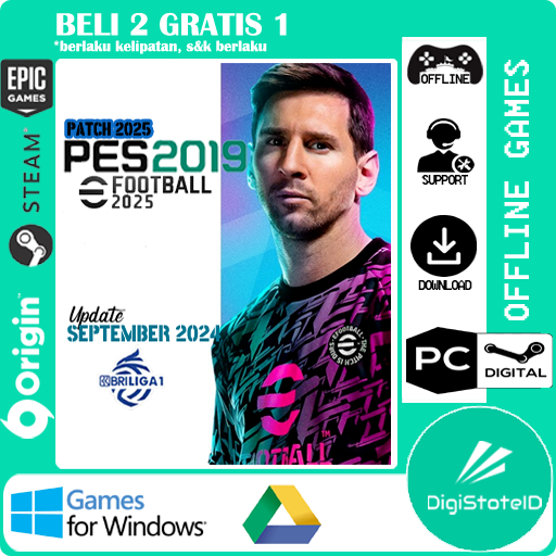 Jual GAME PES 2019 PATCH 2025 + BRI LIGA 1 | Shopee Indonesia