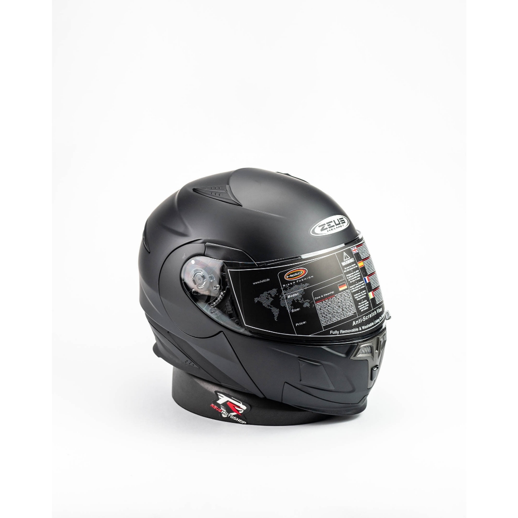 Jual Zeus ZS-3020 MATT BLACK MODULAR FLIP UP | Shopee Indonesia