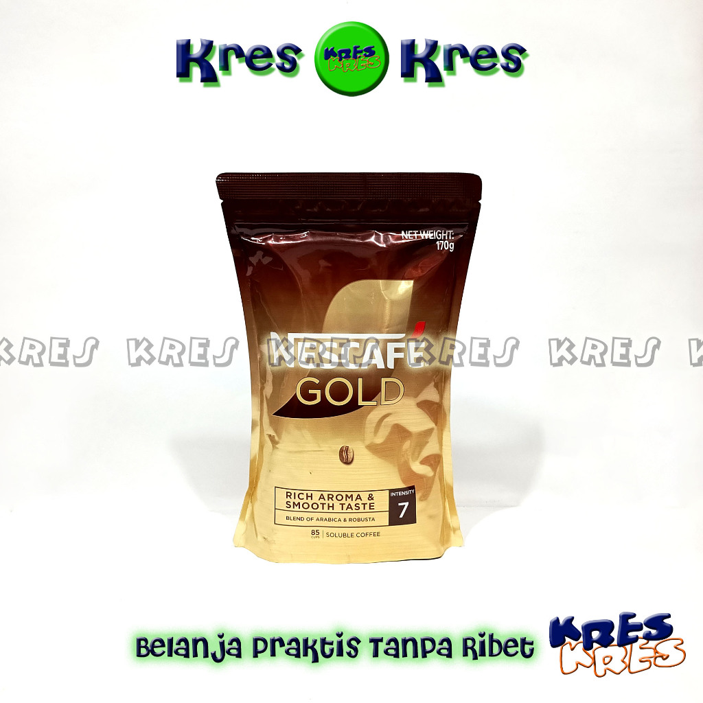 Jual NESCAFE GOLD REFILL Coffee Kopi Instan Kopi Hitam 170gr Kopi 170 ...