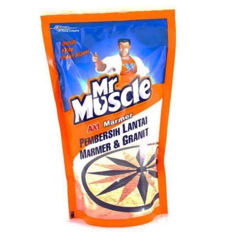 Jual Mr Muscle Pembersih Lantai Marmer & Granit Pouch 720ml | Shopee ...