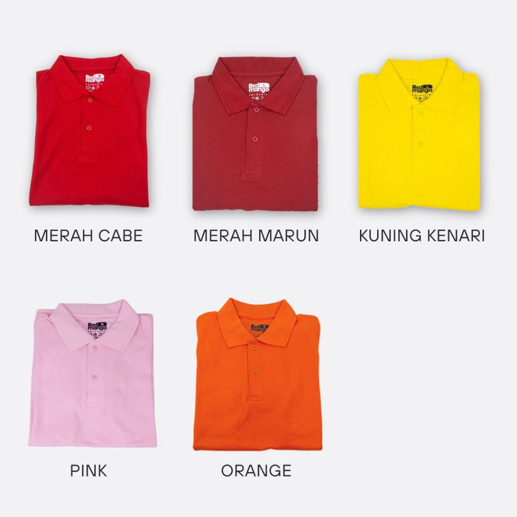 Jual [PREMIUM Cotton CVC] Custom Kaos Polo, Sablon Polo Shirt Satuan ...