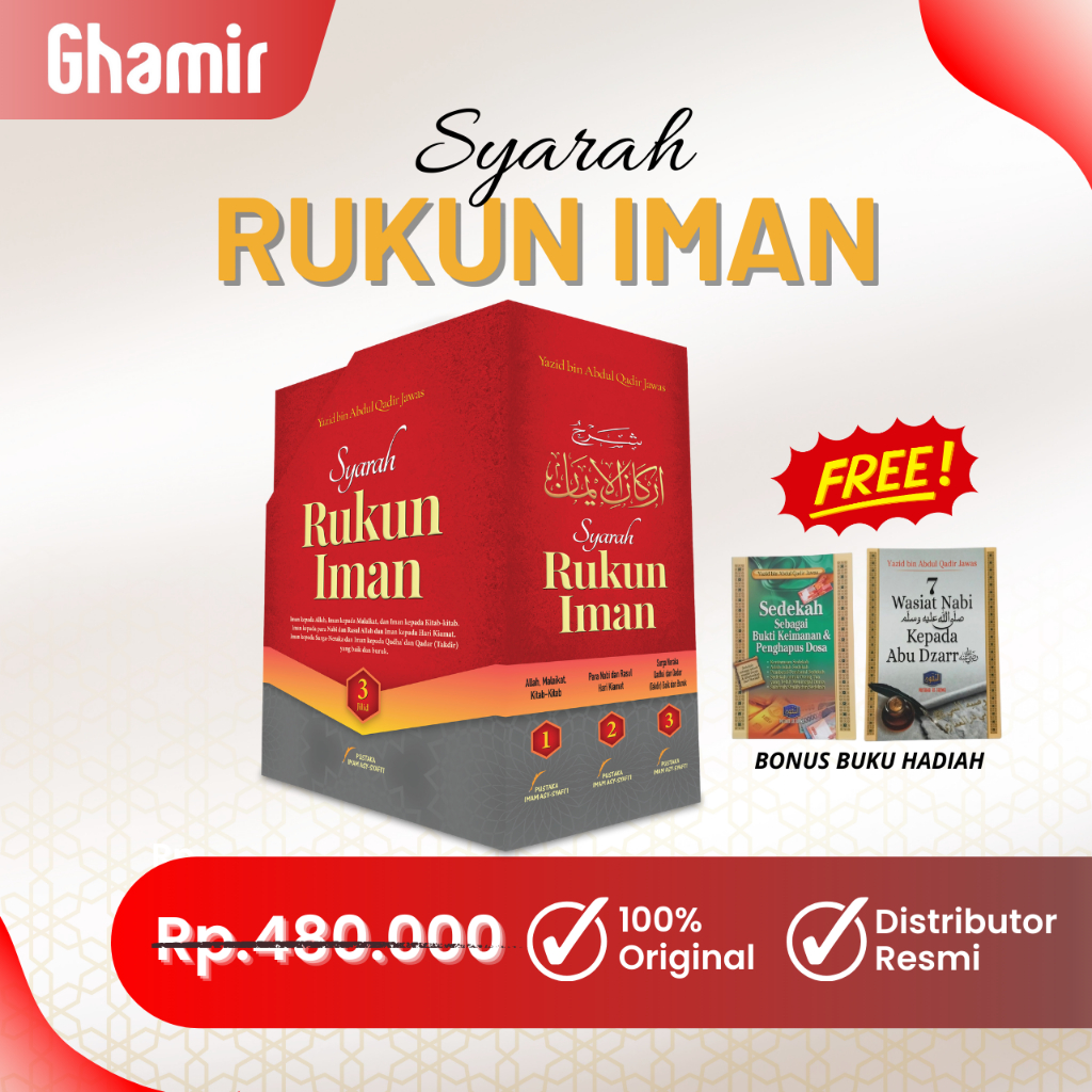 Jual Syarah Rukun Iman 3 Jilid Box Exclusive - Ust Yazid - Original Pustaka Imam Syafii | Shopee ...