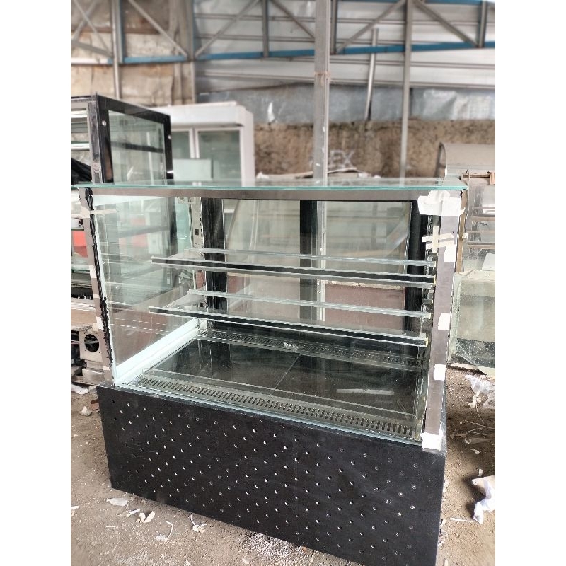 Jual cake showcase ukuran 120 cm starcool second | Shopee Indonesia