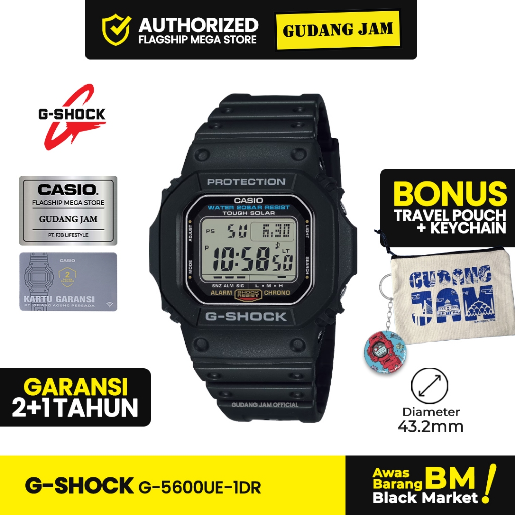 Jual Jam Tangan G-Shock G-5600UE-1DR G-5600UE G-5600 G5600UE G 5600UE ...