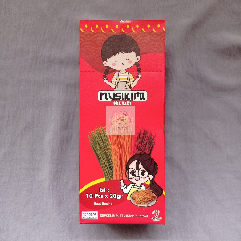 Jual NUSIKIMI Mie Lidi 1 Pack / snack / makanan ringan / mie lidi 1 dus ...