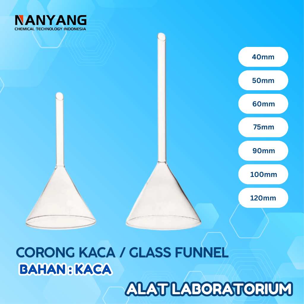 Jual CORONG KACA LEHER PENDEK | GLASS FUNNEL WITH SHORT STEM | Shopee ...