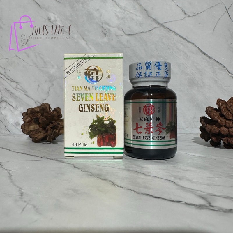 Jual Seven Leave Ginseng Original Botol Kaca - Obat reumatik | Shopee ...
