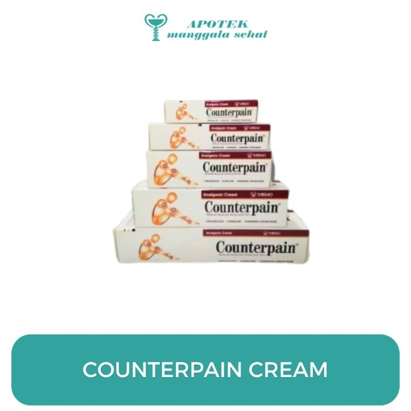 Jual Counterpain Analgesic Cream 60 gr dan 120 gr | Shopee Indonesia