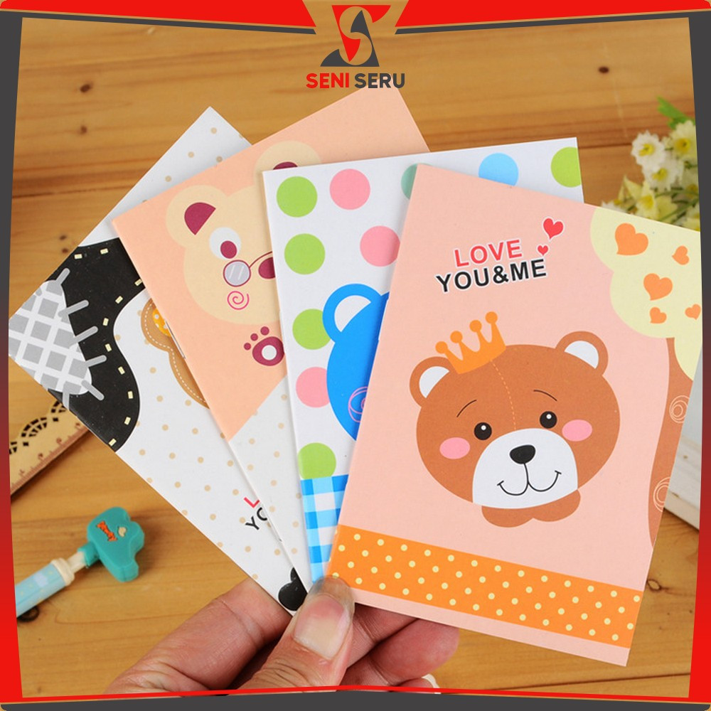 Jual Buku Catatan Cartoon Mini Book Lucu Anak Sekolah / Buku Tulis Mini ...