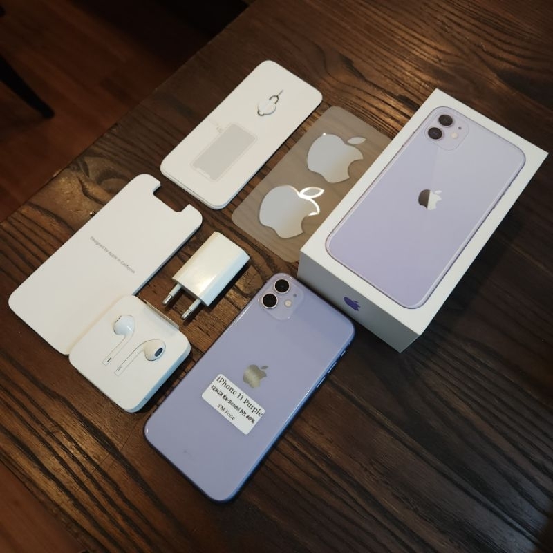 Jual Apple iPhone 11 Purple 128gb second digimap | Shopee Indonesia
