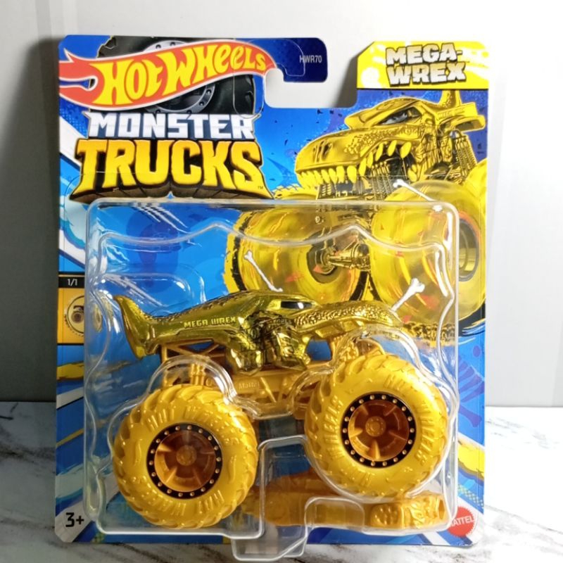 Jual Hot wheels monster truck mega-wrex gold edition | Shopee Indonesia