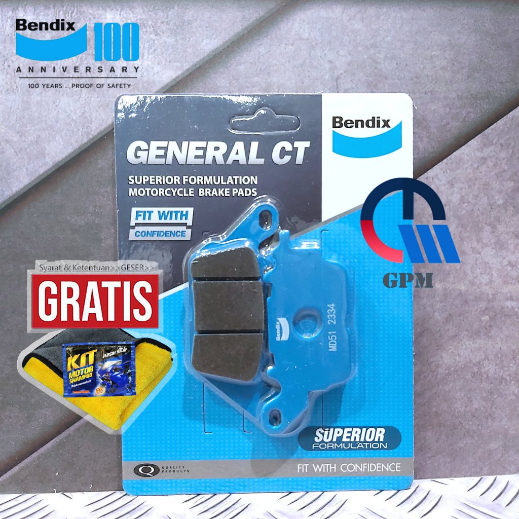 Jual Kampas Rem Bendix MD51 NMAX Old, NMAX New, NMAX Turbo, NMAX Neo Yamaha Kampas Rem Depan ...
