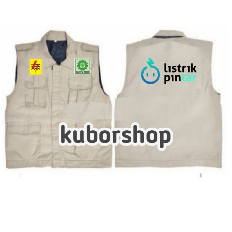 Jual rompi PLN LISTRIK PINTAR full bordir | Shopee Indonesia