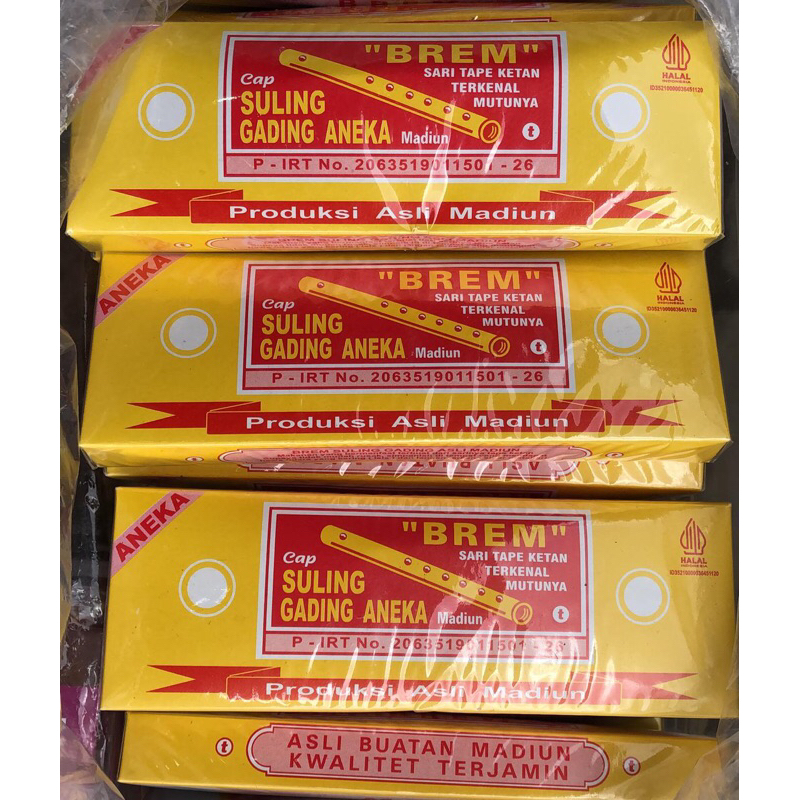 Jual Brem Madiun Sari Tape Ketan 3 pcs | Shopee Indonesia