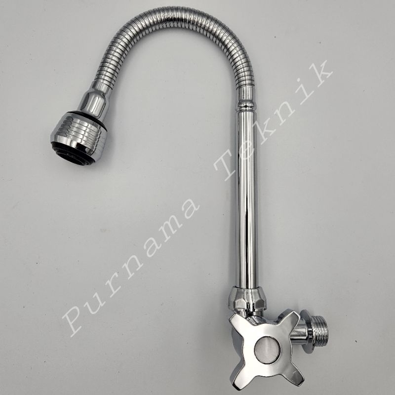 Jual Kran Angsa Flexible Stainless Kepala Kecil (1 Mode) | Shopee Indonesia