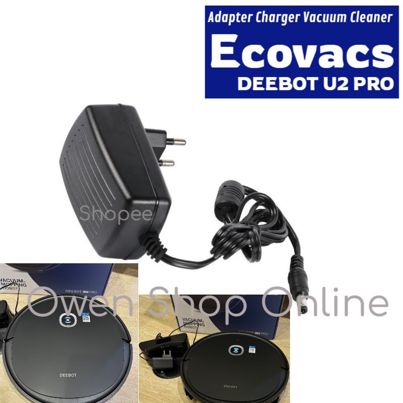 Jual Adaptor Charger Ecovacs DEEBOT U2 PRO Vacuum Cleaner Adapter Vakum ...