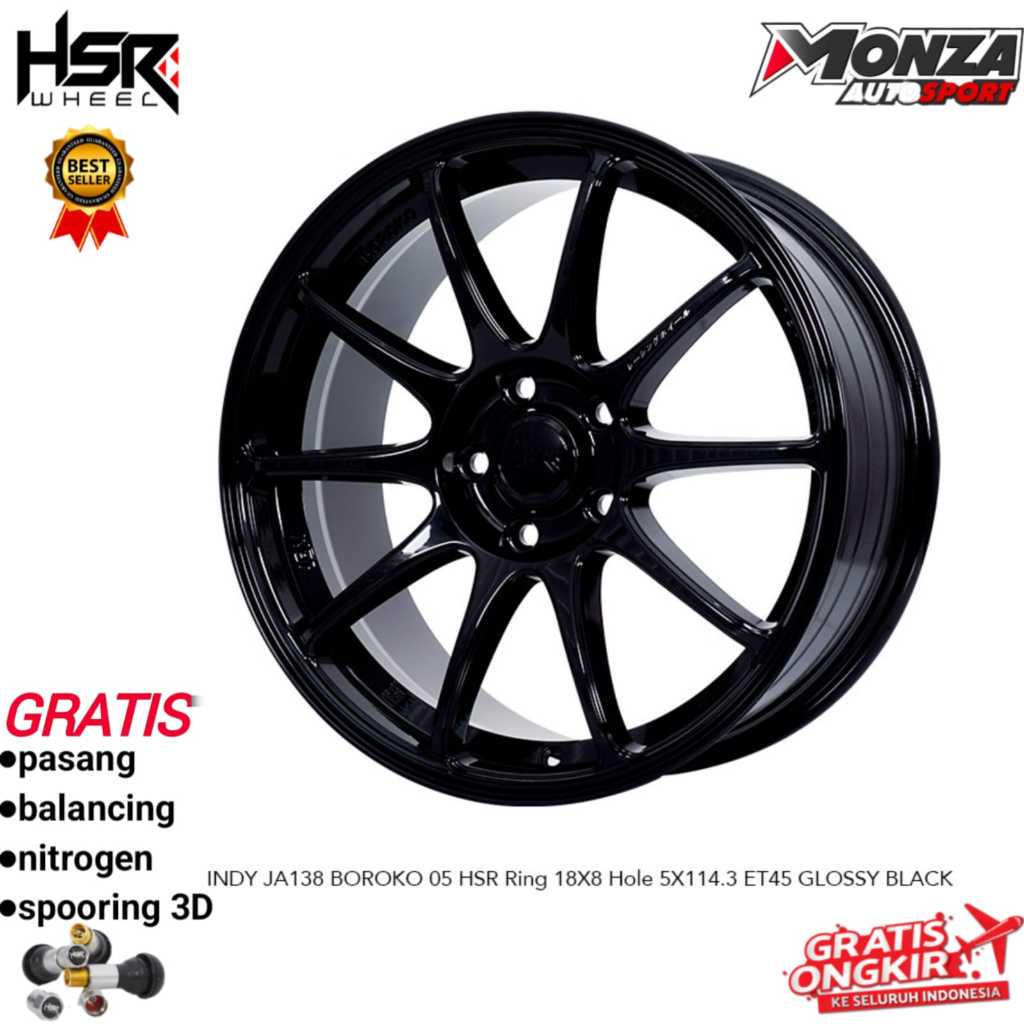Jual Velg mobil racing ring 18 untuk alphard,camry,civic fd,terios,rush,innova,xpander,odyssey ...