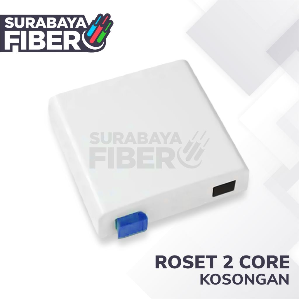 Jual Roset 2 Core Polos Kosongan - Rosset FTTH standard ISP ABS - Tanpa ...