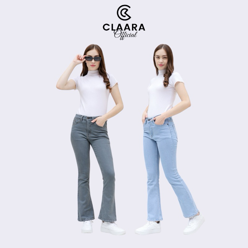 Jual CLAARA - Cutbray Jeans Wanita | Shopee Indonesia