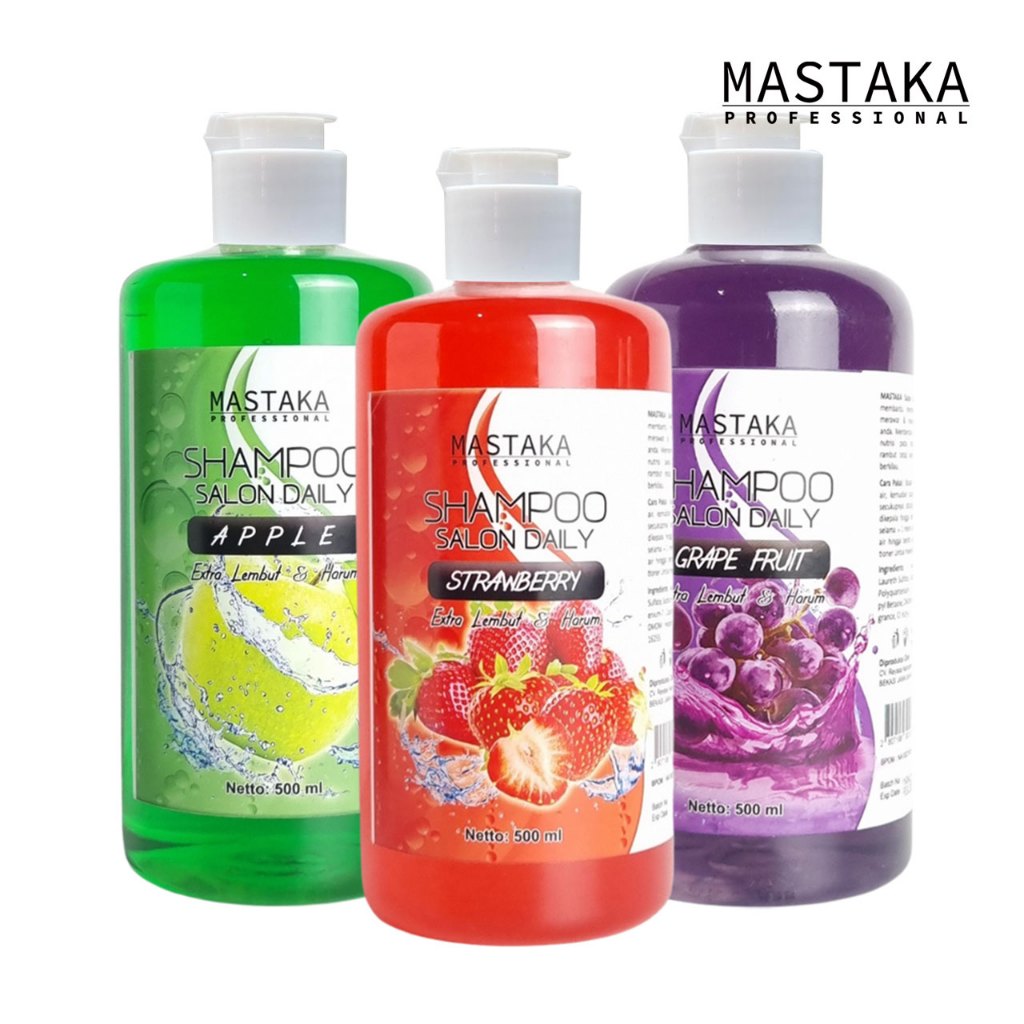 Jual MASTAKA Shampoo Salon Daily Shampo Wangi Buah BPOM Botol 500 ml ...