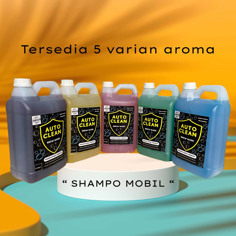 Jual Shampo mobil premium 5 liter / snow wash | Shopee Indonesia