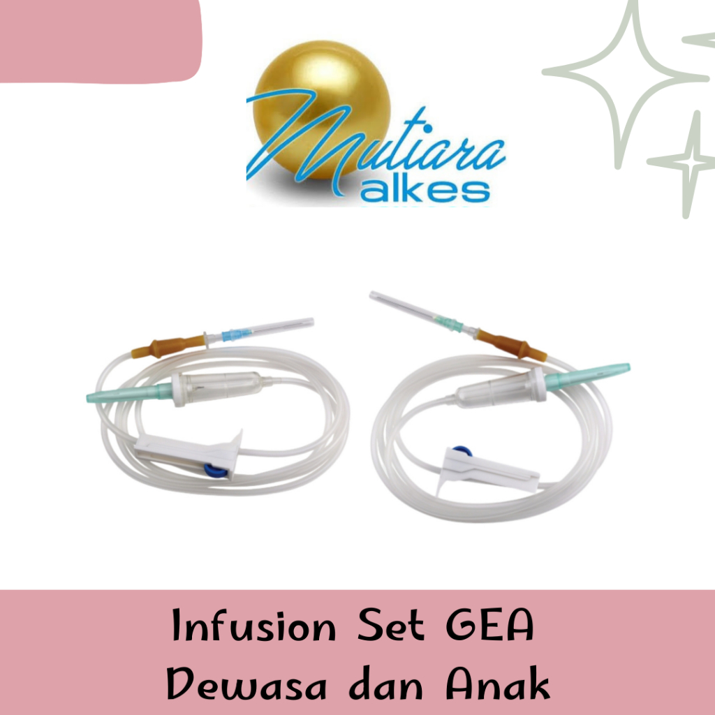 Jual (MUTIARA ALKES) BOX selang Infus Dewasa Anak GEA Infusion GEA ...